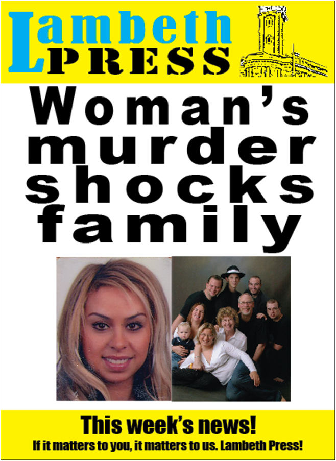 Lambeth Press Local Newspaper: Draft of my local newspaper poster ...