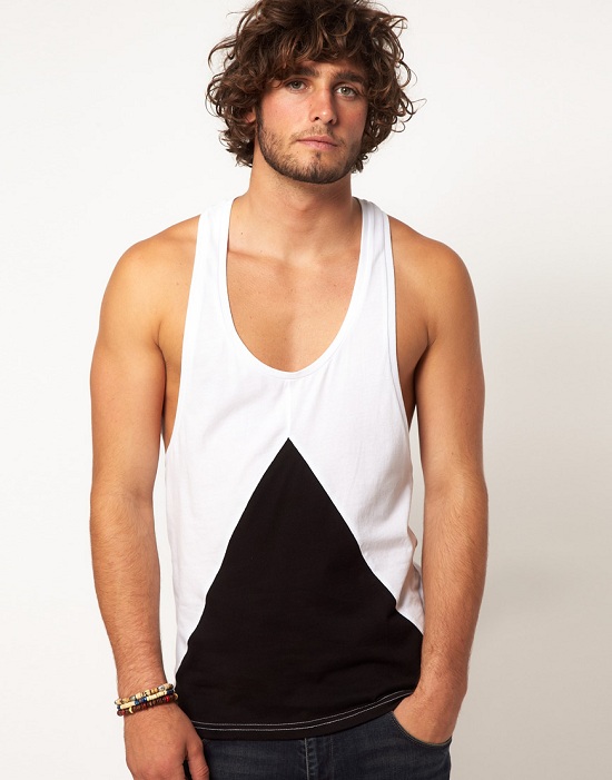 ASOS Vest With Triangle Insert | URBAN HUNT