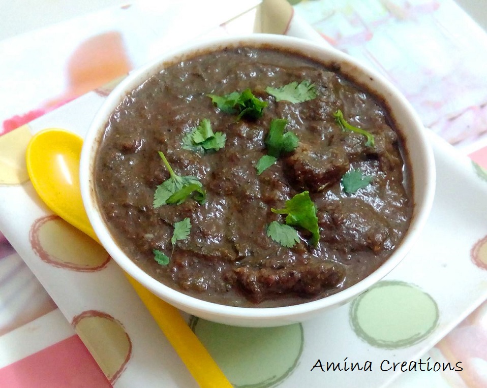 AMINA CREATIONS: GOAT SPLEEN CURRY/ TILLI KA SALAN/ MANNERAL VARUVAL