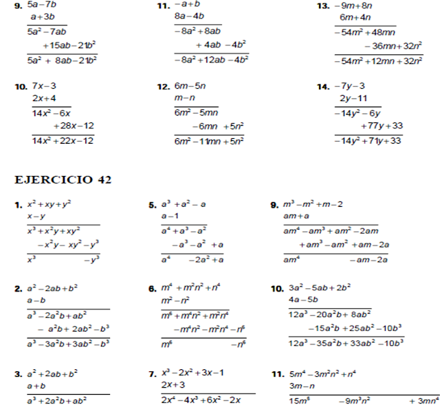 MATEMÁTICA PASO A PASO: EJERCICIOS RESUELTOS MULTIPLICACIÓN DE POLINOMIOS