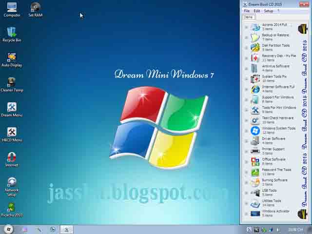 Dream Boot CD 2015 (Multi Rescue Disk ) (recovery Tools - Winxp Lite ...