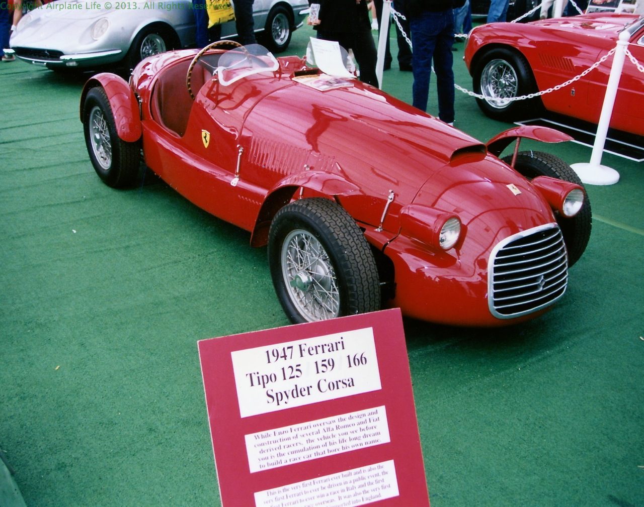 Airplane Life: The Very First Ferrari Ever Built