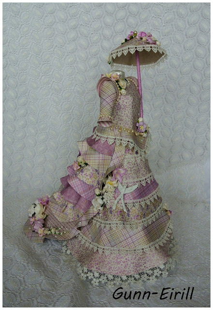 Gunn-Eirill`s Paper Magic: Victorian paper dress