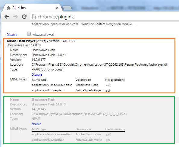 VMWare: vSphere Web Client con Google Chrome (Seleccionar el plugin a ...