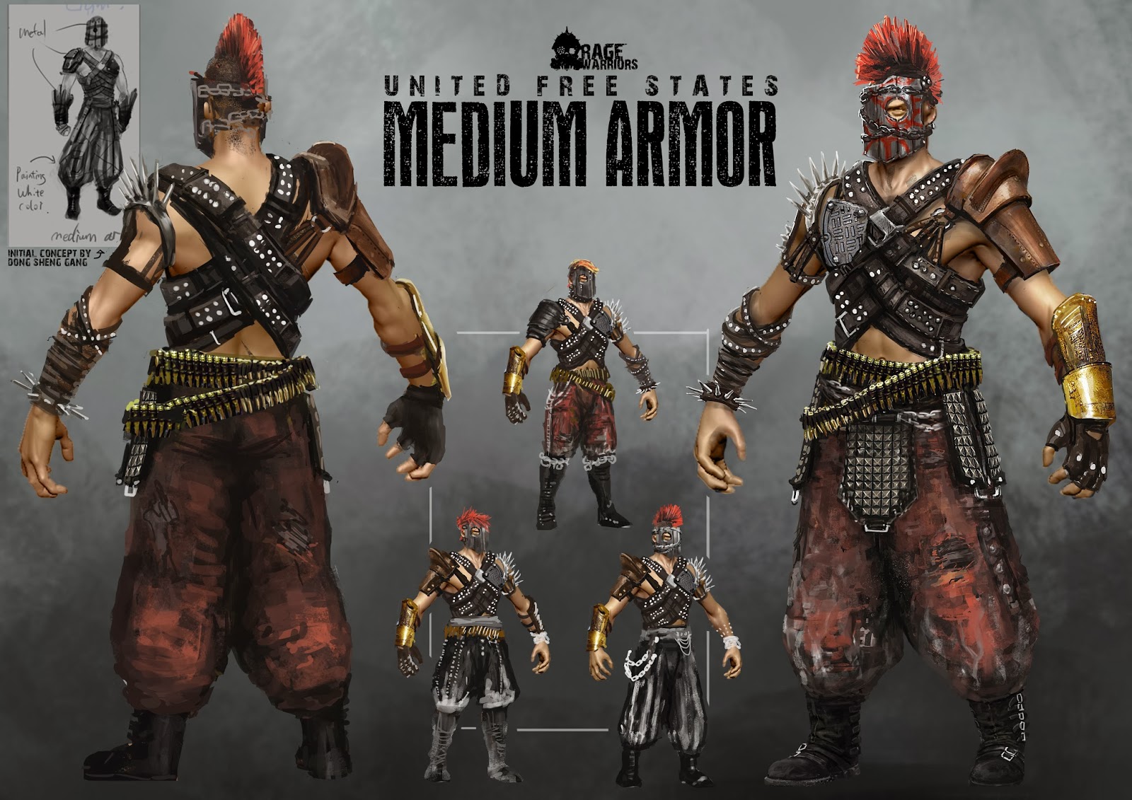 Art of Yongs: Rage Warriors Concept Art