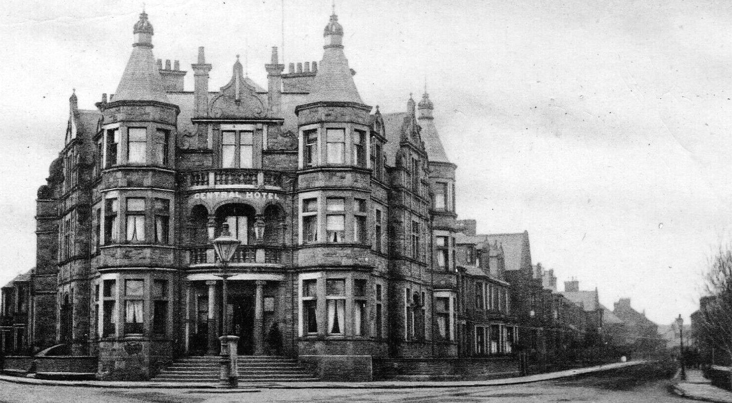 Tour Scotland: Old Photograph Central Hotel Annan Scotland