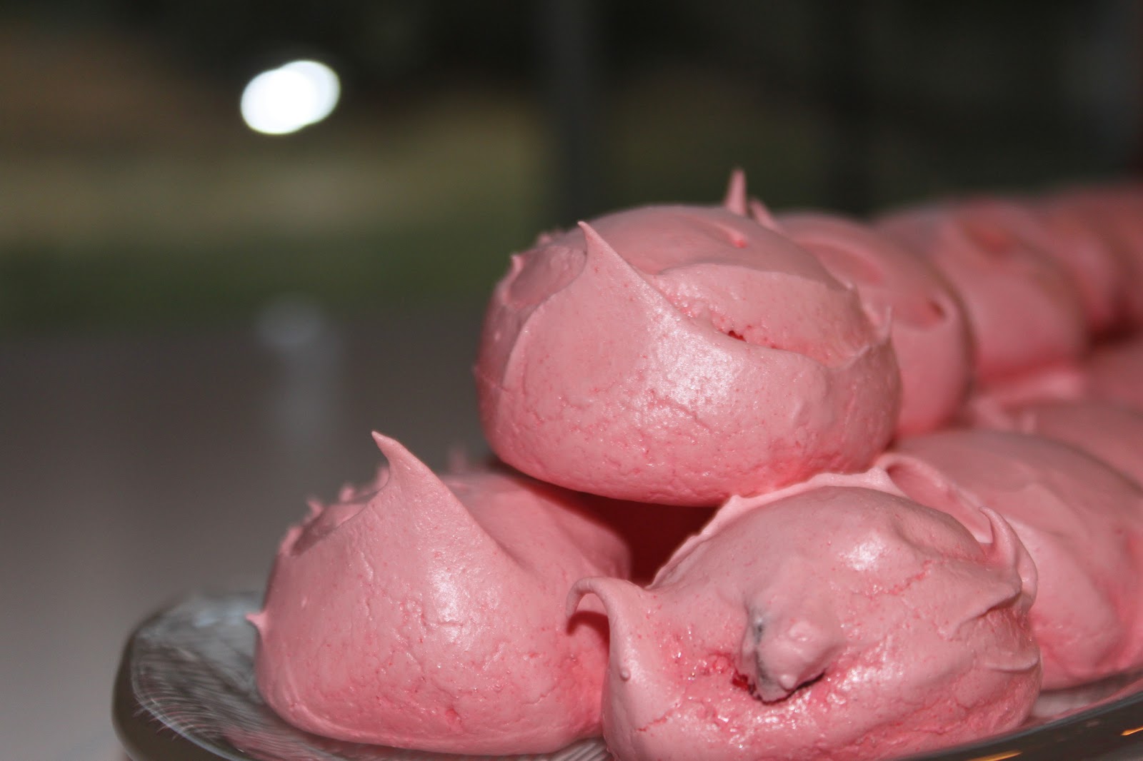 Sewing our Sanity: Raspberry Kisses, Gluten Free Meringues!