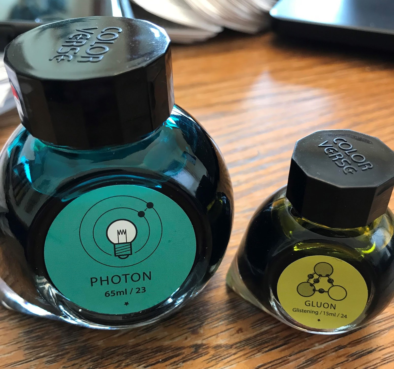 Analog Expressions: Colorverse Photon and Gluon Inks (#23/24)