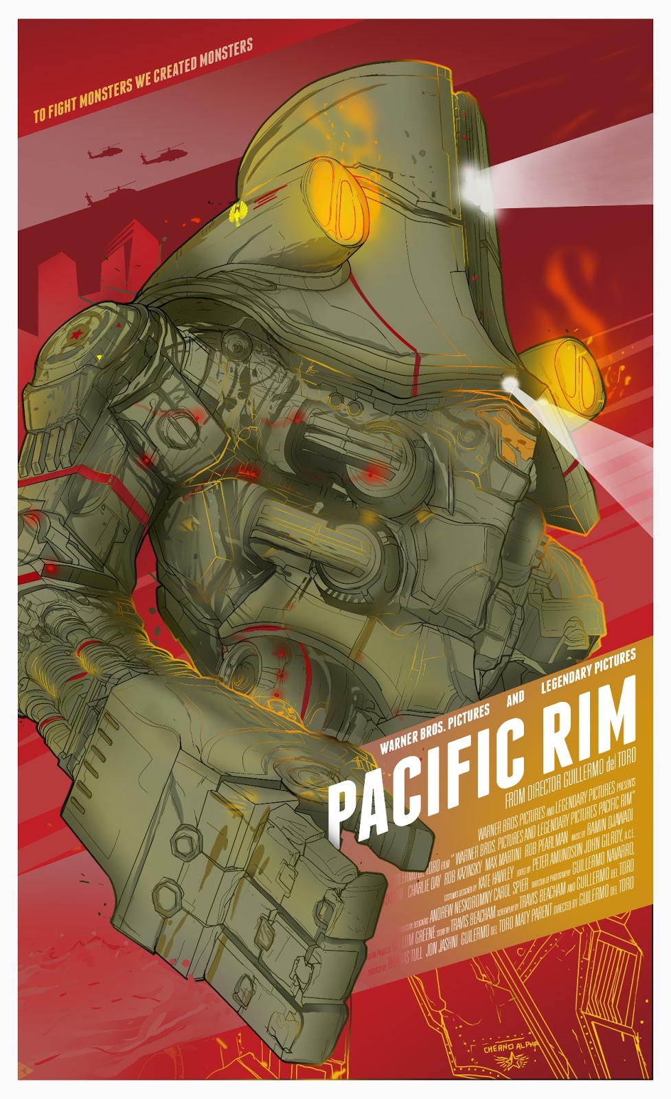 The Geeky Nerfherder: Cool Art: 'Pacific Rim' Fan Art