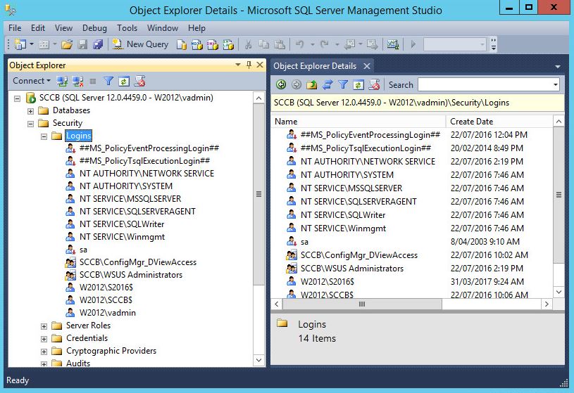 Venu Singireddy's blog: sccm wsus shared database