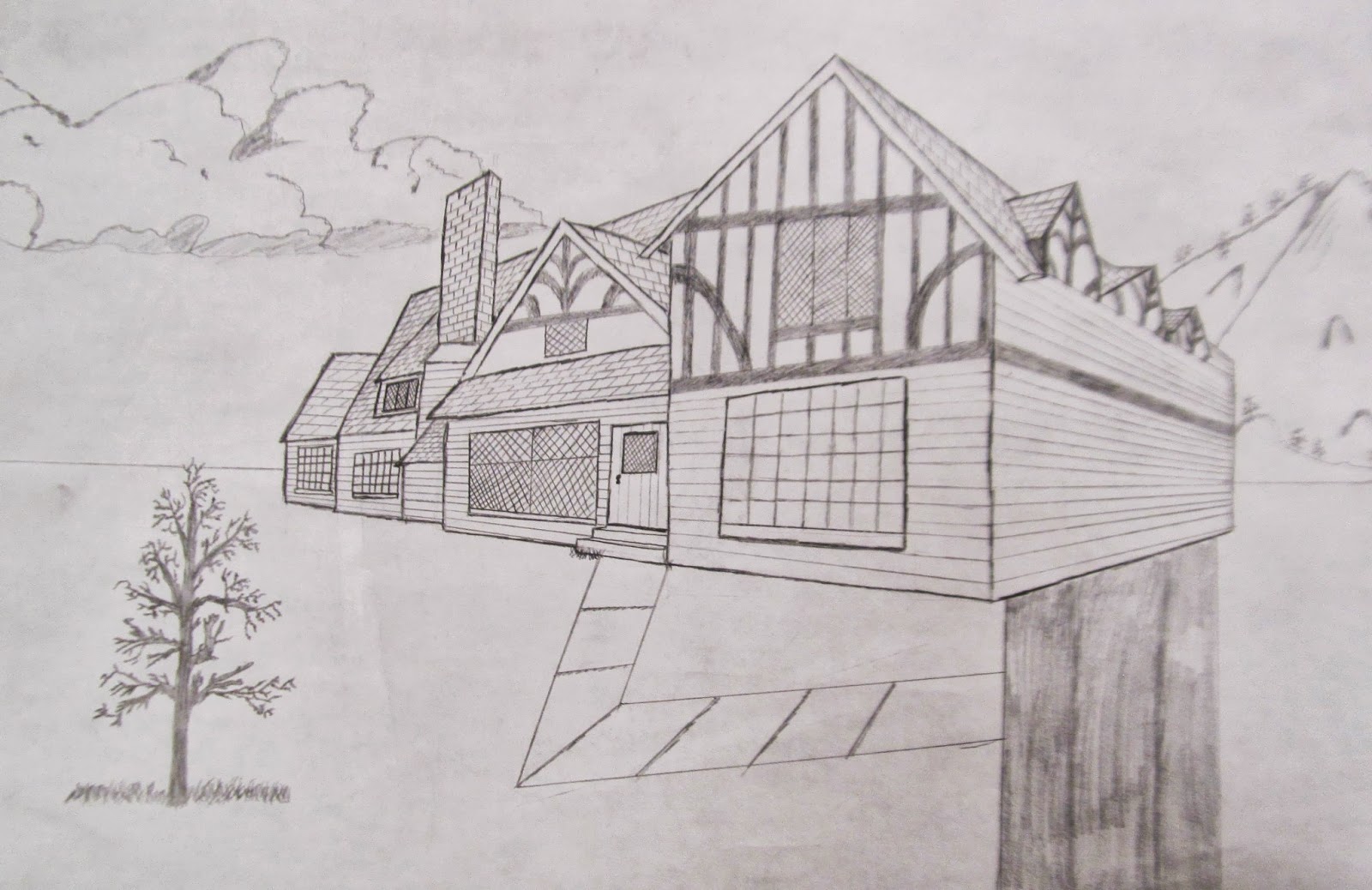 Community High Art : Linear Perspective Houses