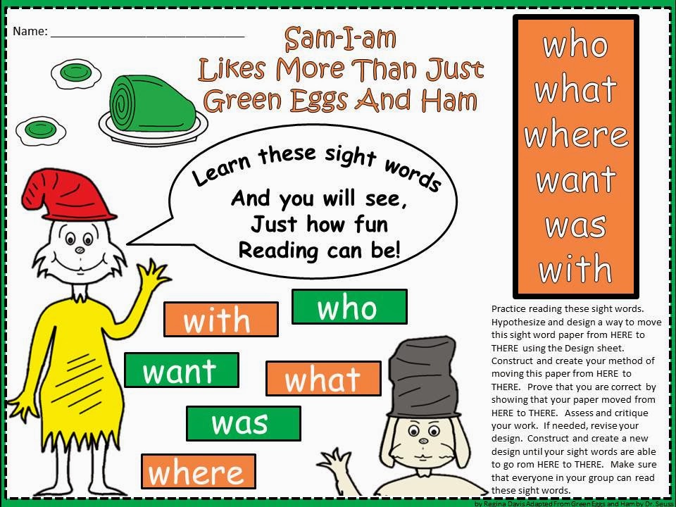 Fairy Tales And Fiction By 2: I Like Sam-I-am!