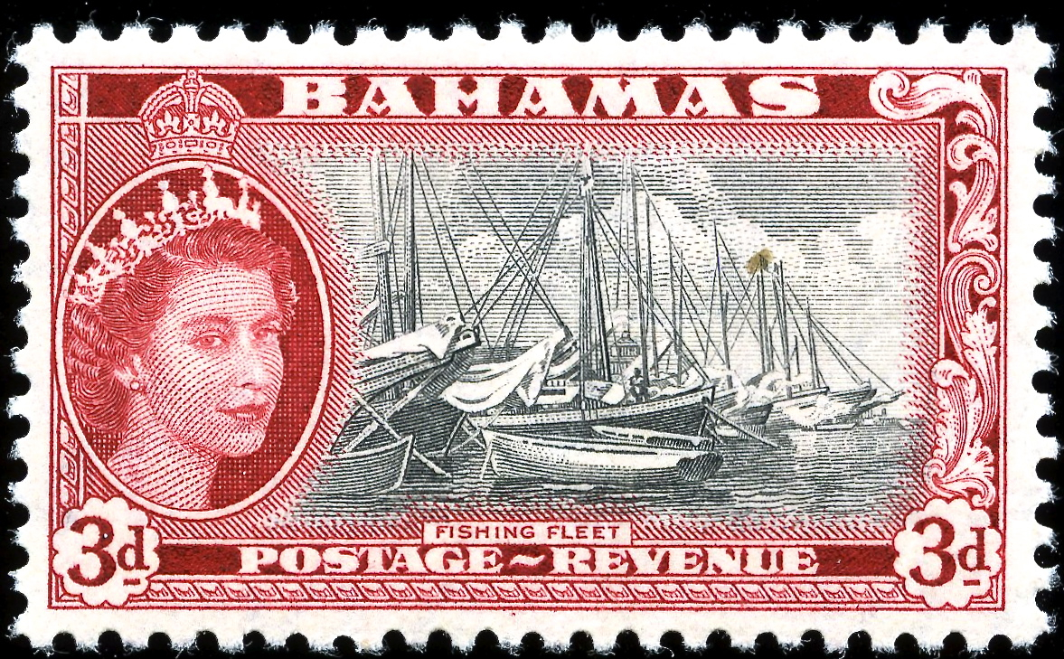 King George VI Postage Stamps: Bahamas 1954(1 Jan) - 63 SG201/216