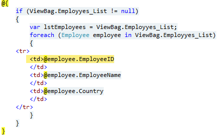 DotNet MVC: ViewData Vs ViewBag Vs TempData in MVC ( Differences )