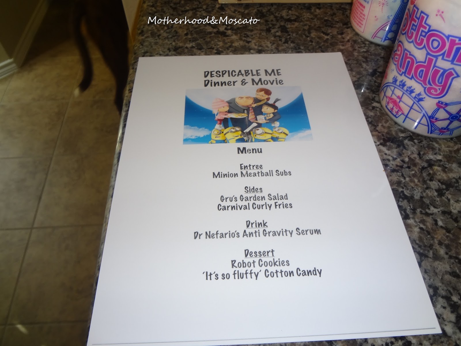 Motherhood&Moscato: Despicable Me Movie Night