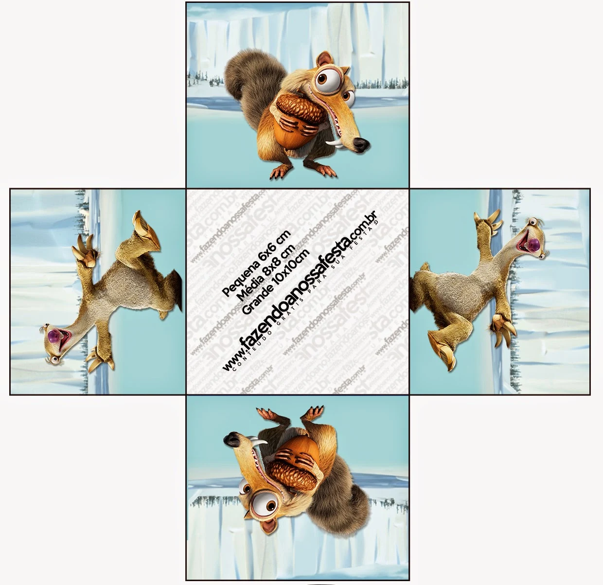 Ice Age: Free Printable Boxes. - Oh My Fiesta! in english