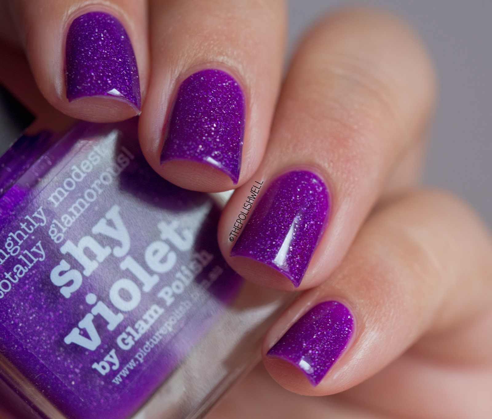 The Polish Well: piCture pOlish: Shy Violet