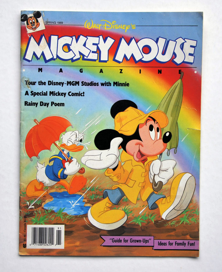 Disney Comics Randomness: What's green and fuzzy and has eight legs?