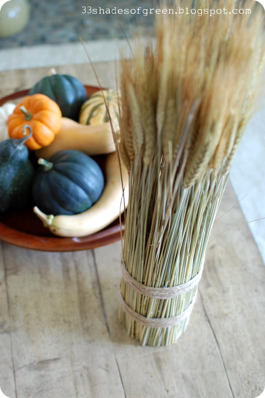 33 Shades of Green: Fall Craft: Wheat Bundle Tutorial