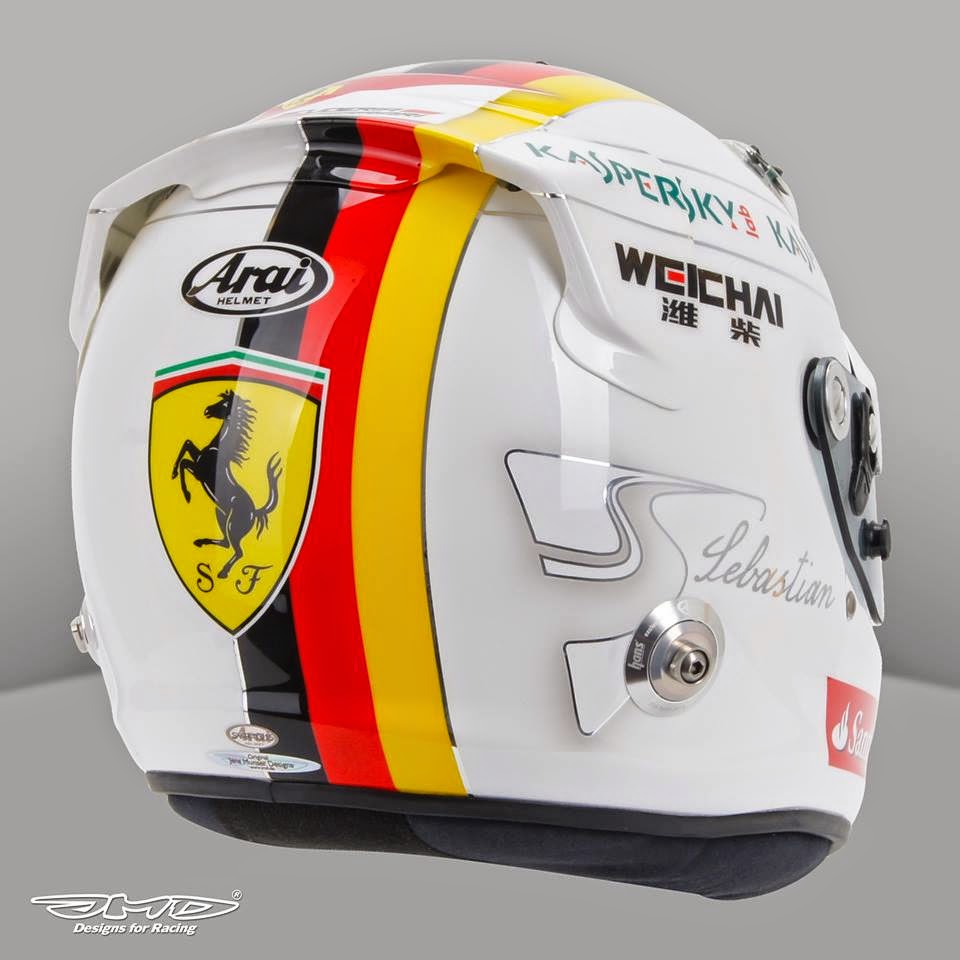 Racing Helmets Garage: Arai GP-6 S.Vettel Australia 2015 by Jens Munser ...
