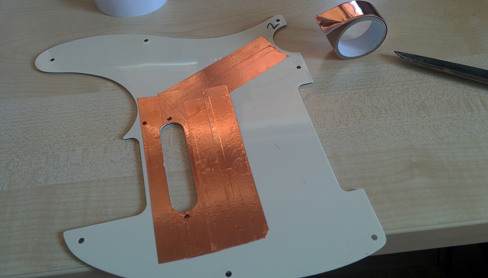 Fender Telecaster Mexico '14 Lefty - Shielding & DiMarzio Tone Zone T ...