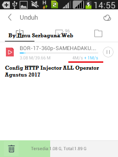 Config HTTP Injector tri 3 Agustus 2017 - Ilmu Serbaguna Website