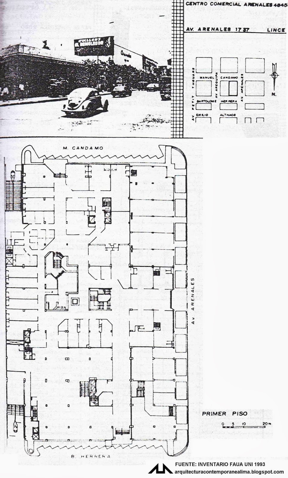 ARQUITECTURA CONTEMPORANEA DE LIMA: 4845 CENTRO COMERCIAL ARENALES