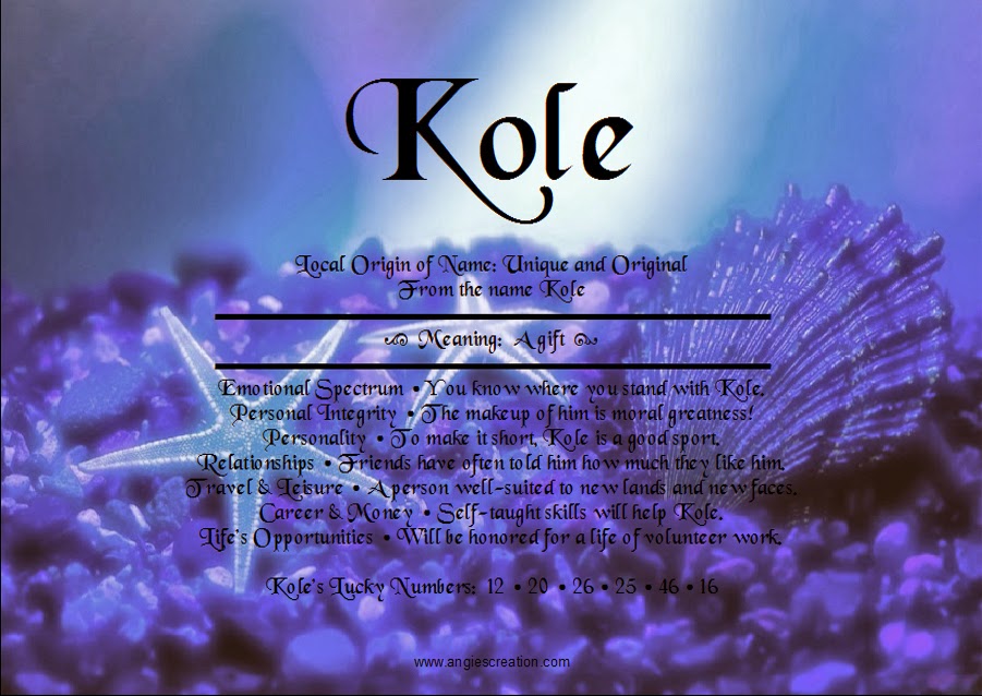 Kole | Unique Names