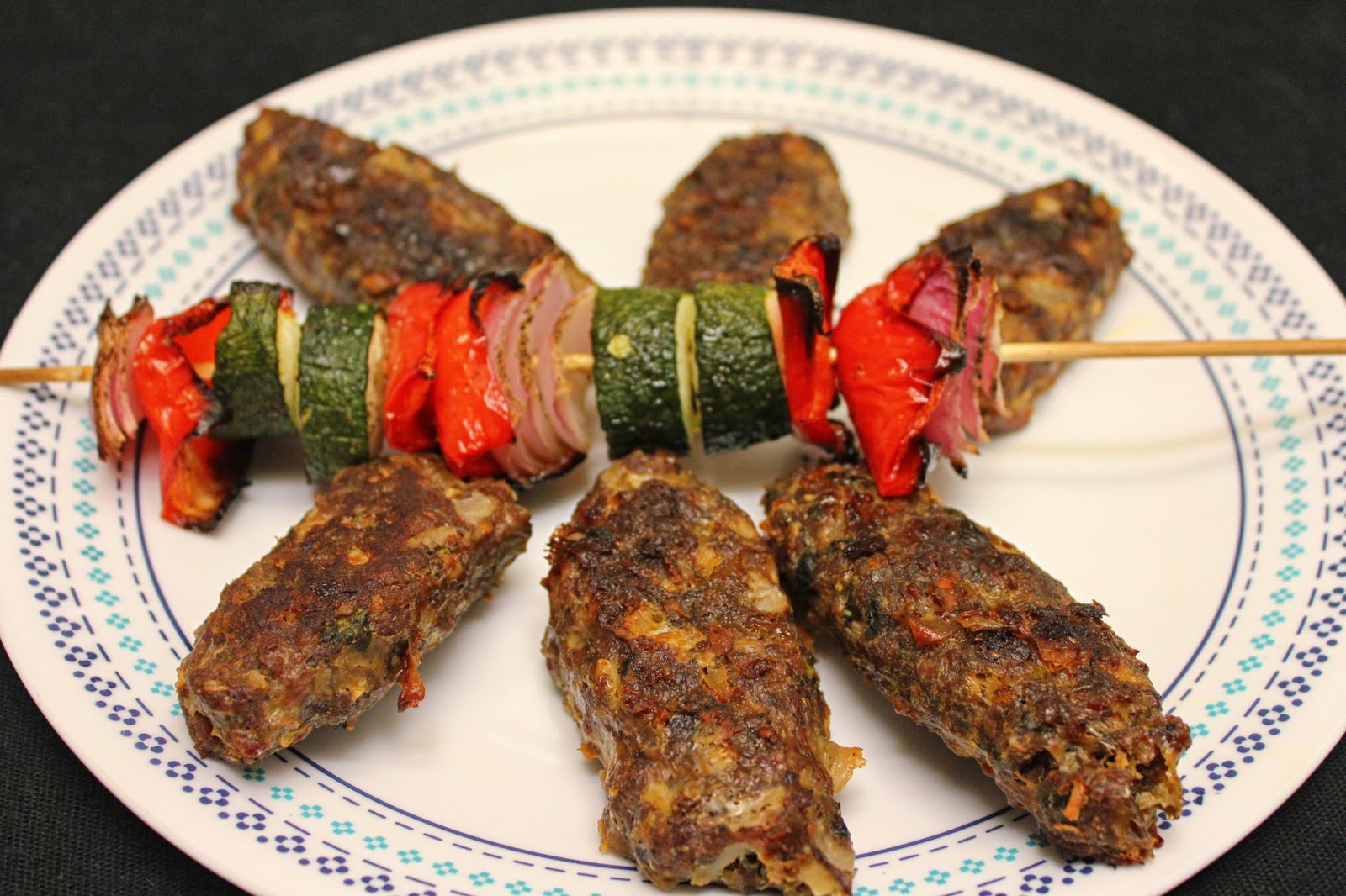 Aparna's Cookbook: Spicy mutton seekh kebab