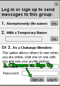 Meziel Radio Noos: Tutorial de registro en Chatango