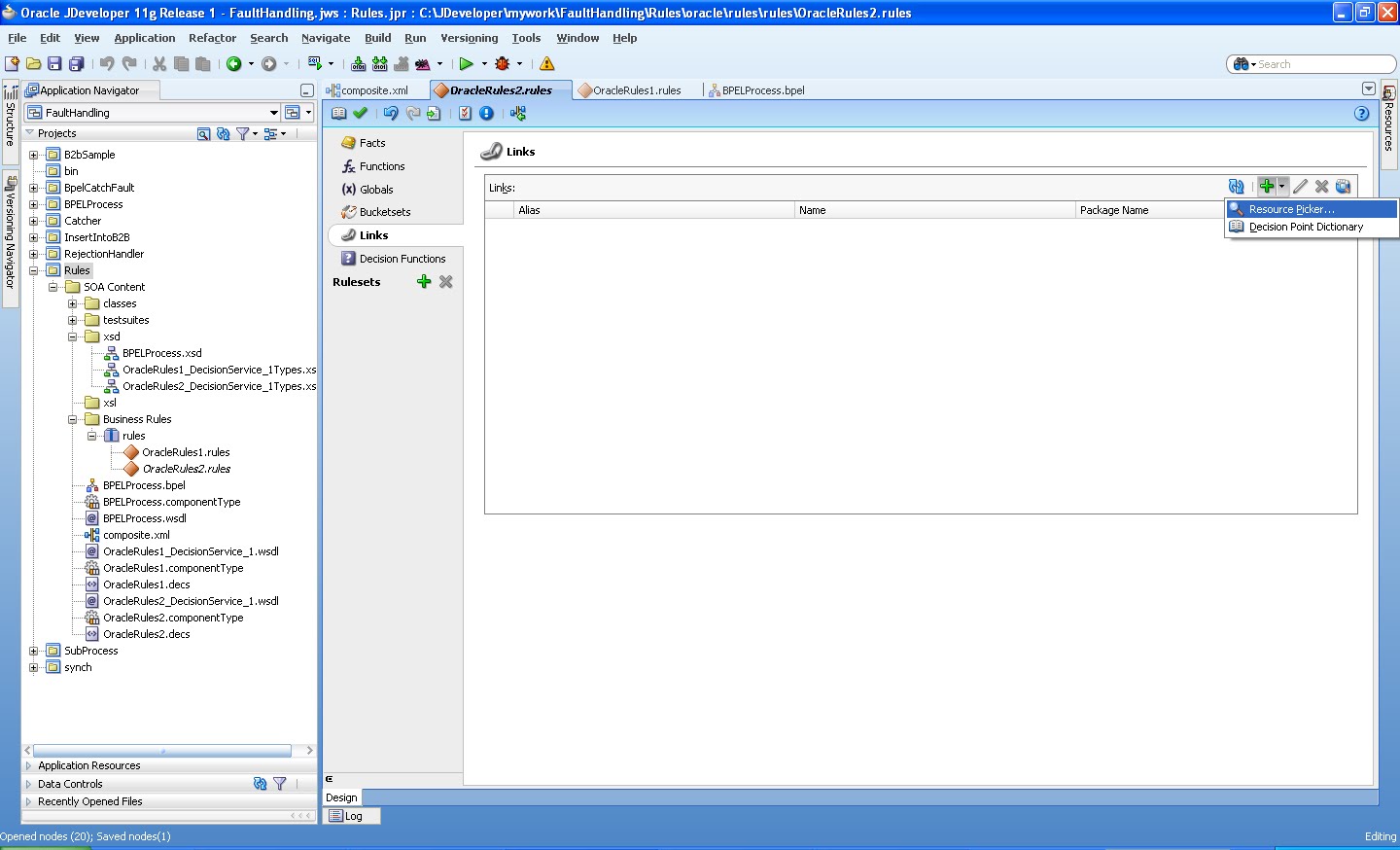 Learning Soa Business Rules Links In Soa Suite 11g