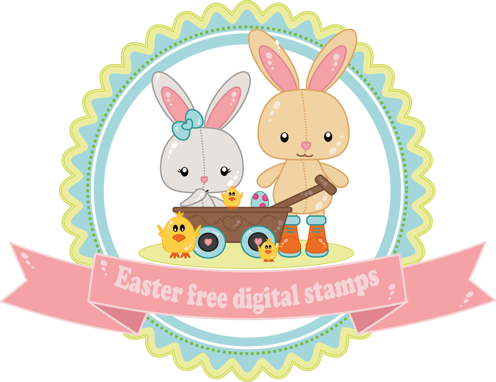 Scrapydoo : Easter: Free digital stamps