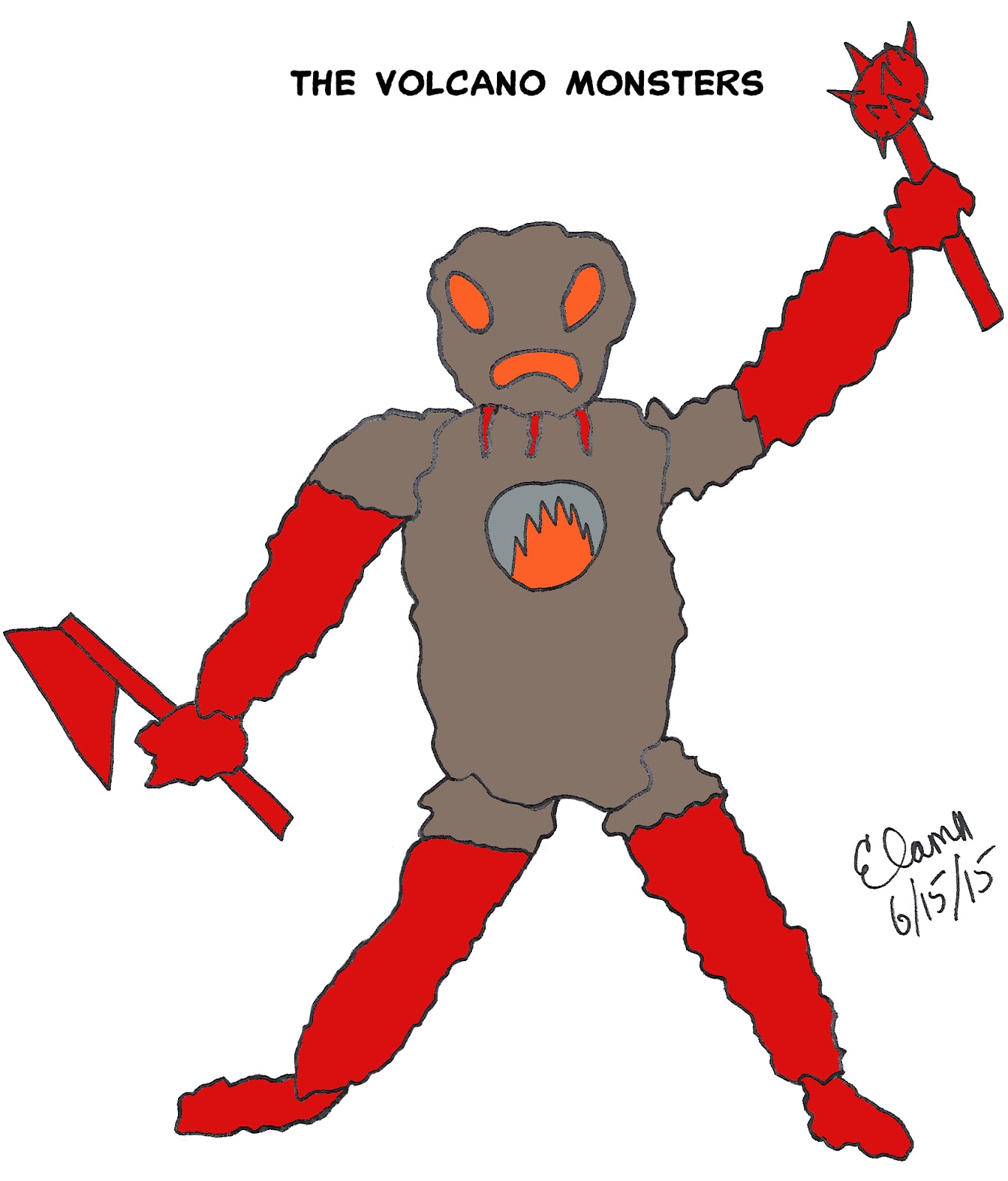 Christopher Elam's OWARI: The Volcano Monsters