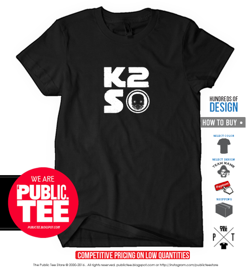 The Public Tee Store ONLINE!: K2SO TEE - CODE: K2SO1