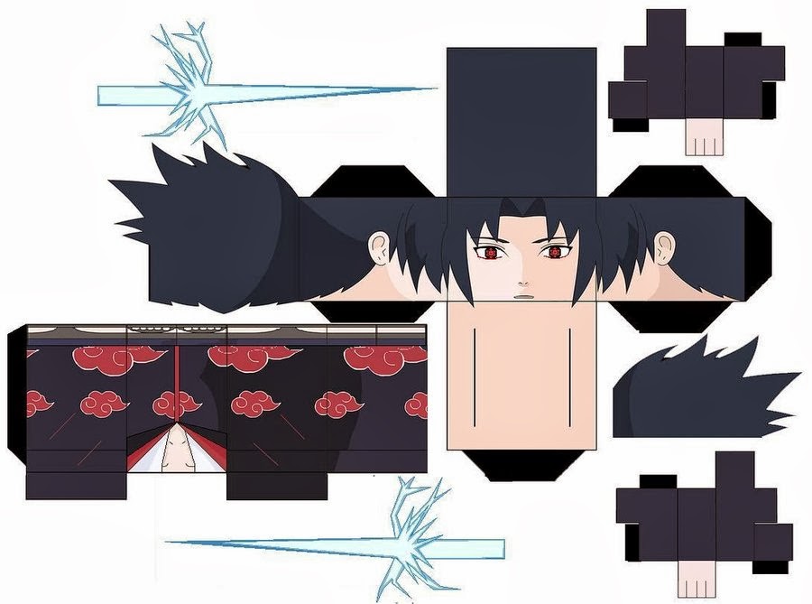 Cubeecraft e paperCraft: Cubeecraft Naruto