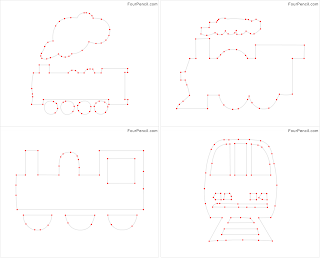 Dot to dot: Free printable Train dot to dot drawing worksheet/activity ...