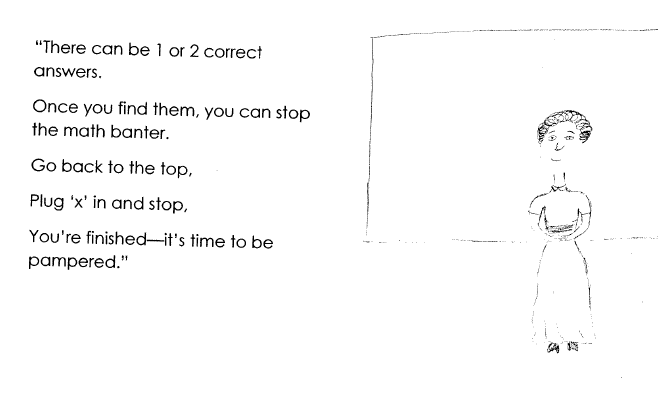 Completing the Square Story - by a Student