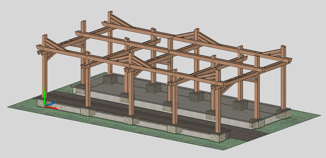 Timber Frame Engineer: Douglas Fir Platform