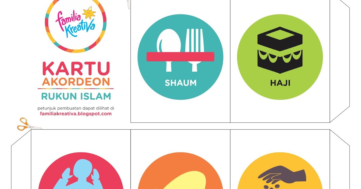 latihan menulis rukun islam