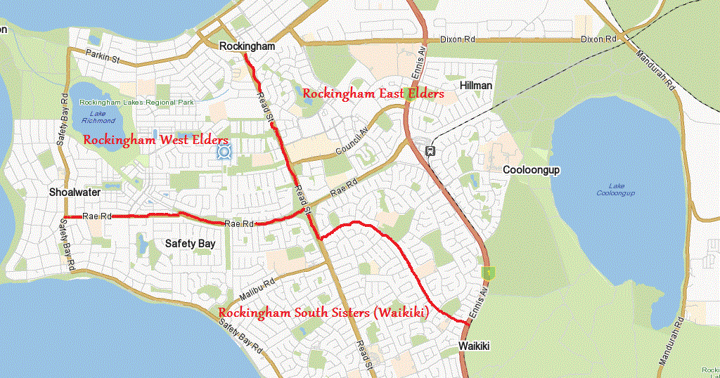 Rockingham Ward Relief Society: Missionary Boundaries for Rockingham Ward