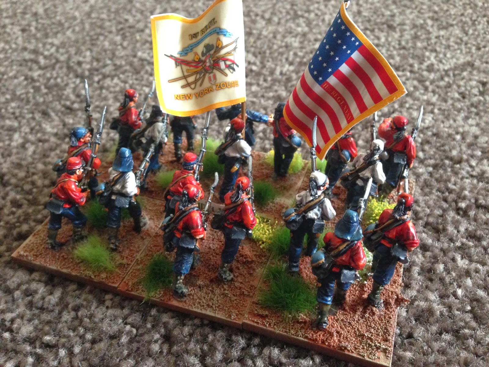 Trailape's Wargame: 11th New York Infantry. The Fire Zouaves