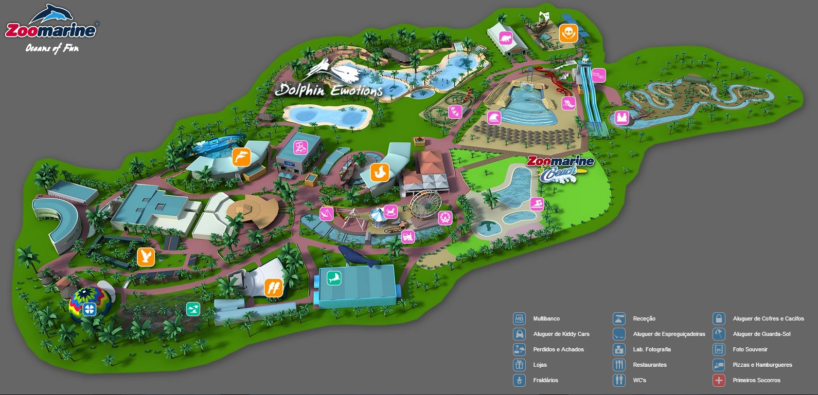 Um dia feliz no Zoomarine - Algarve