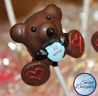 Teddy Bear Cake Pops - Sweet Delights