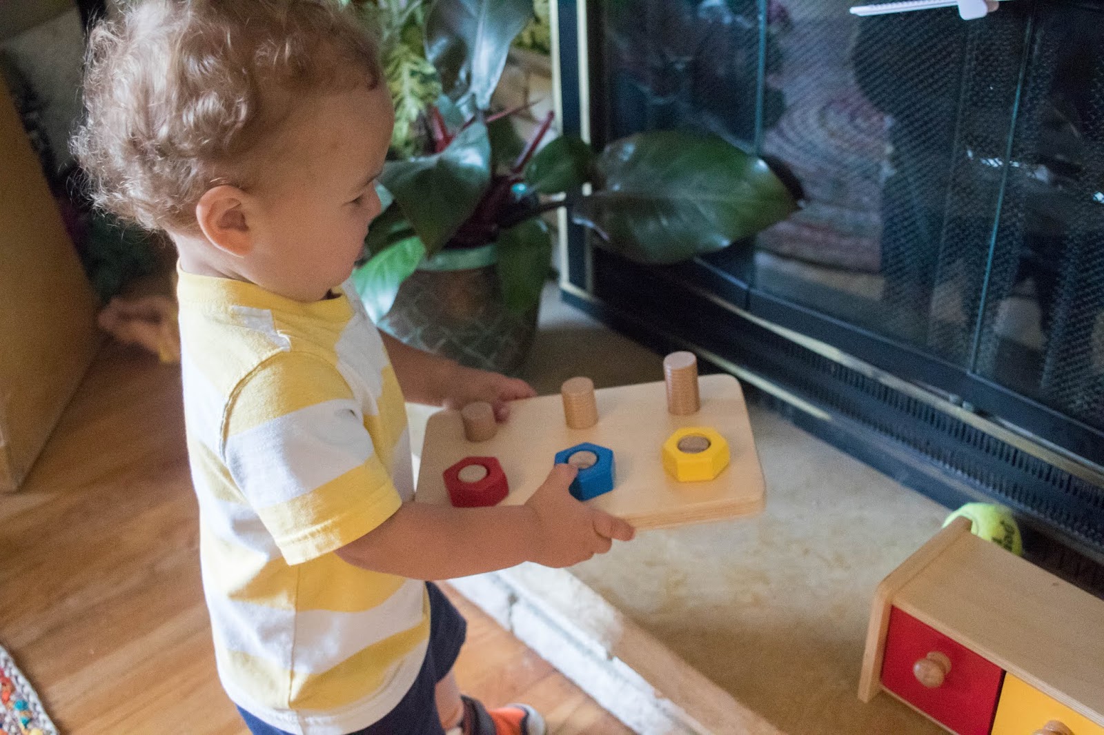 Children Picking Up Toys