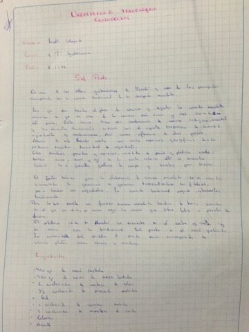 Cocina Ecuatoriana II UTE: SAL PRIETA