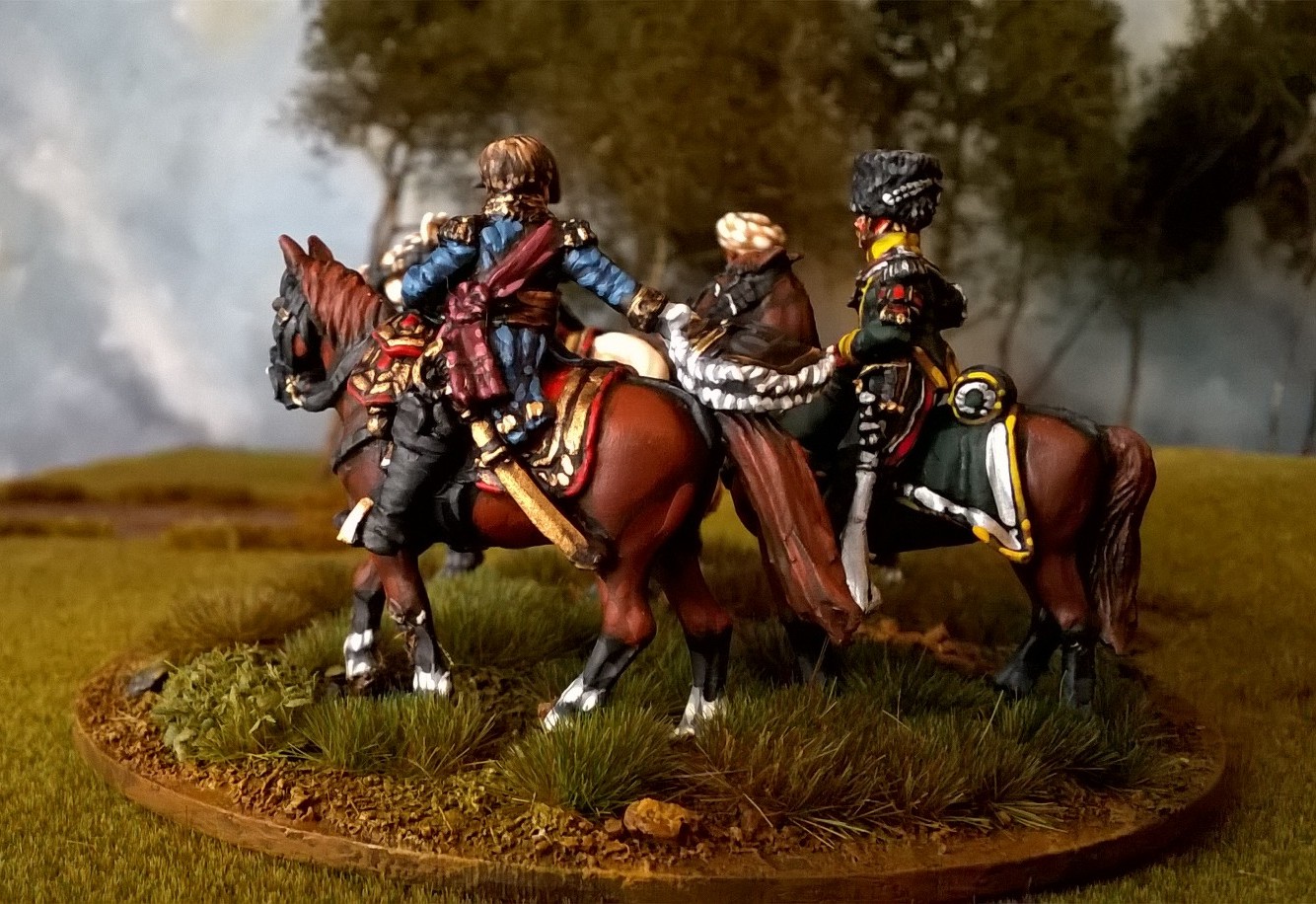 Painting Lead and other stuff.: 28mm Napoleon Bonaparte's Command vignette