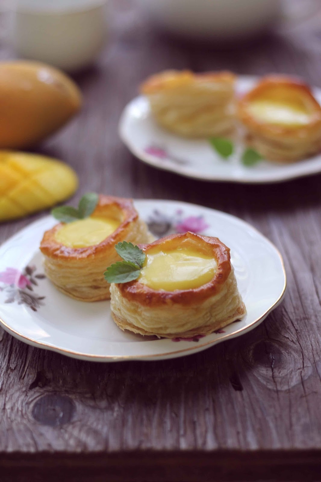 PUFF PASTRY WITH MANGO CURD ~ ANEKA-RESEP