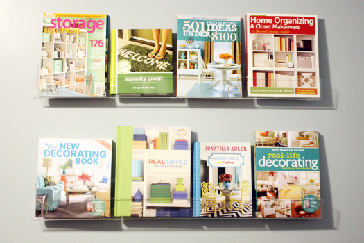 IHeart Organizing: Basement Progress: Studio Book Display