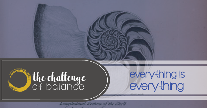 the challenge of balance: {everything is everything}