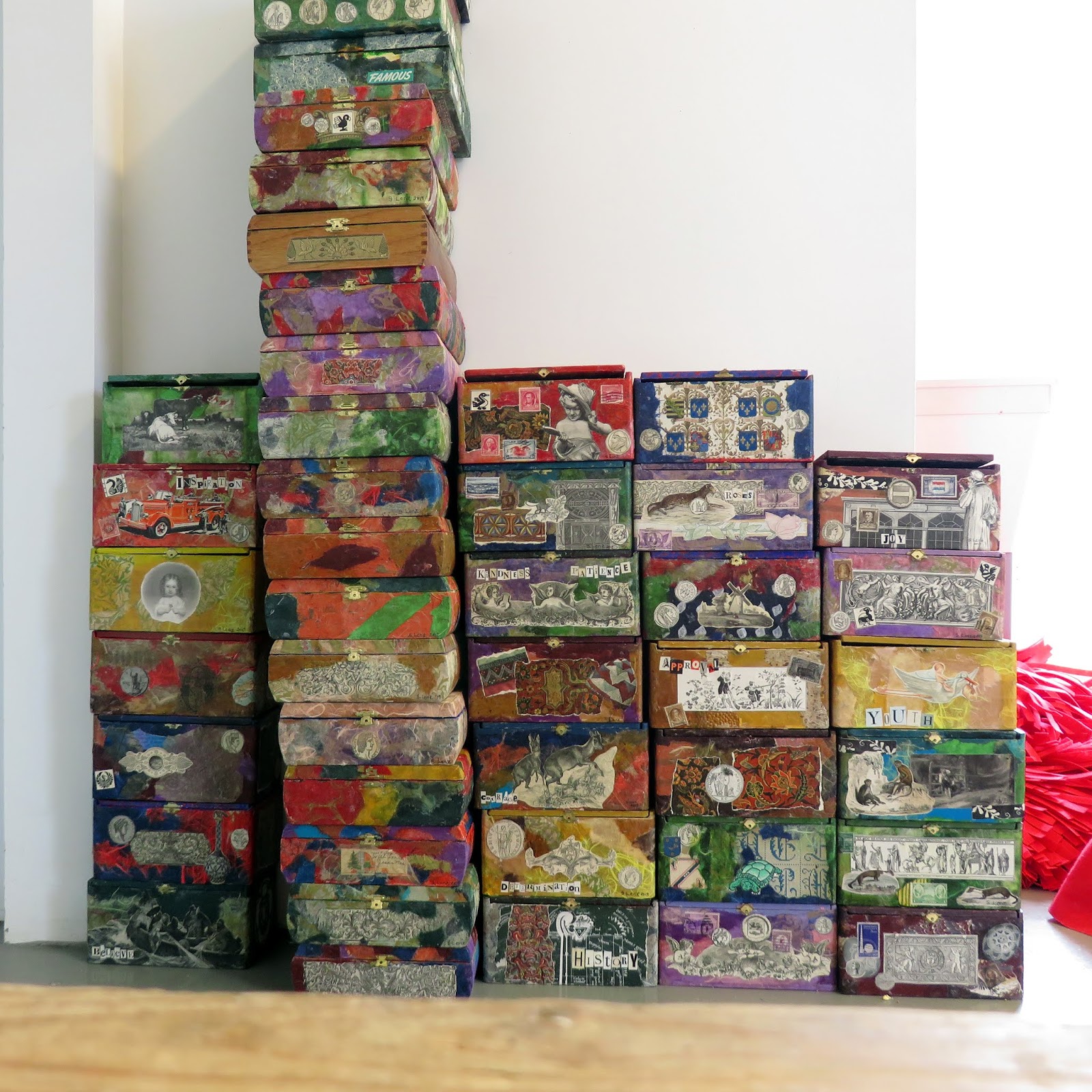 Art In Stitches: Altered Cigar Boxes